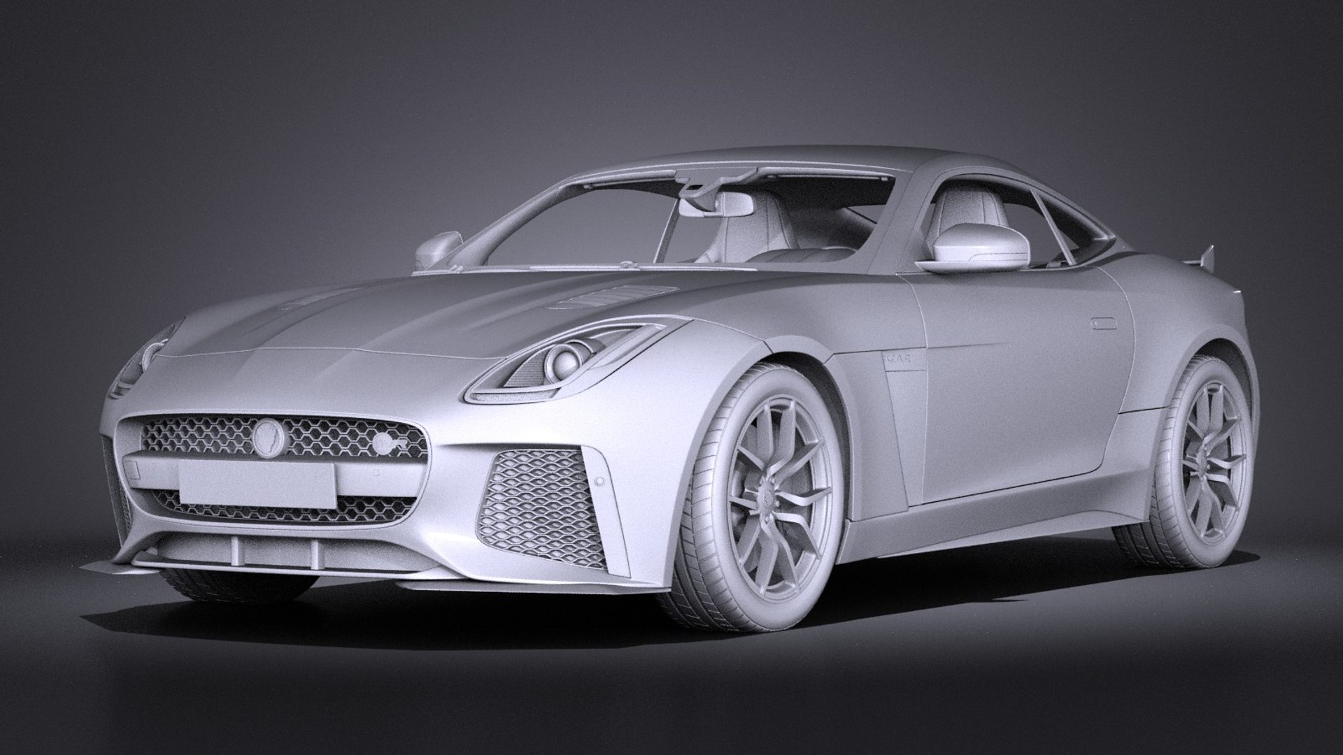 f-type svr 2017 3d c4d