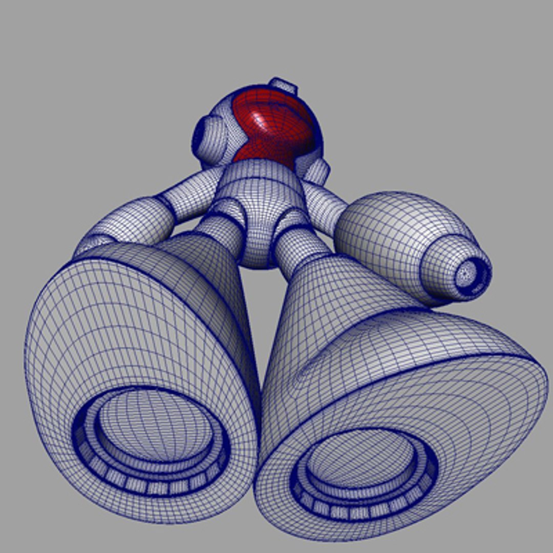 Rigged Megaman 3d Model