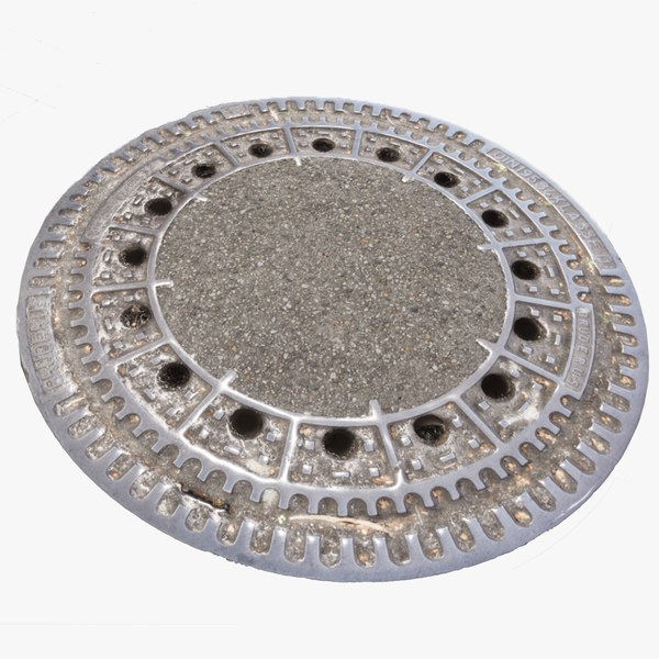 kostenlos Kanaldeckel - deutscher Gullideckel - Gameready Unreal ...