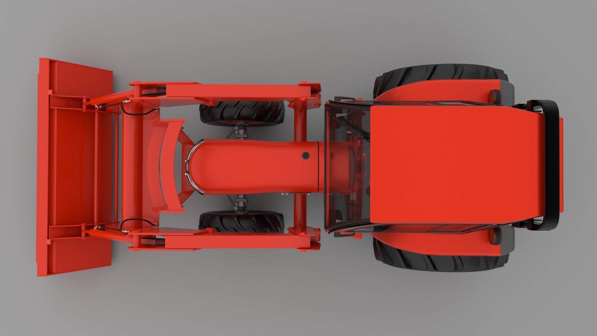 3D KUBOTA L3200 Steel Cab For Model - TurboSquid 2326067