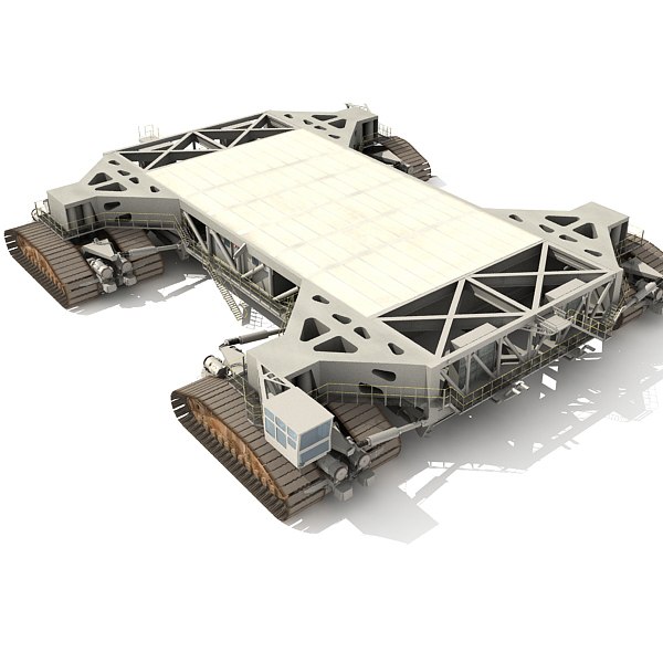3d mobile launch platform crawler