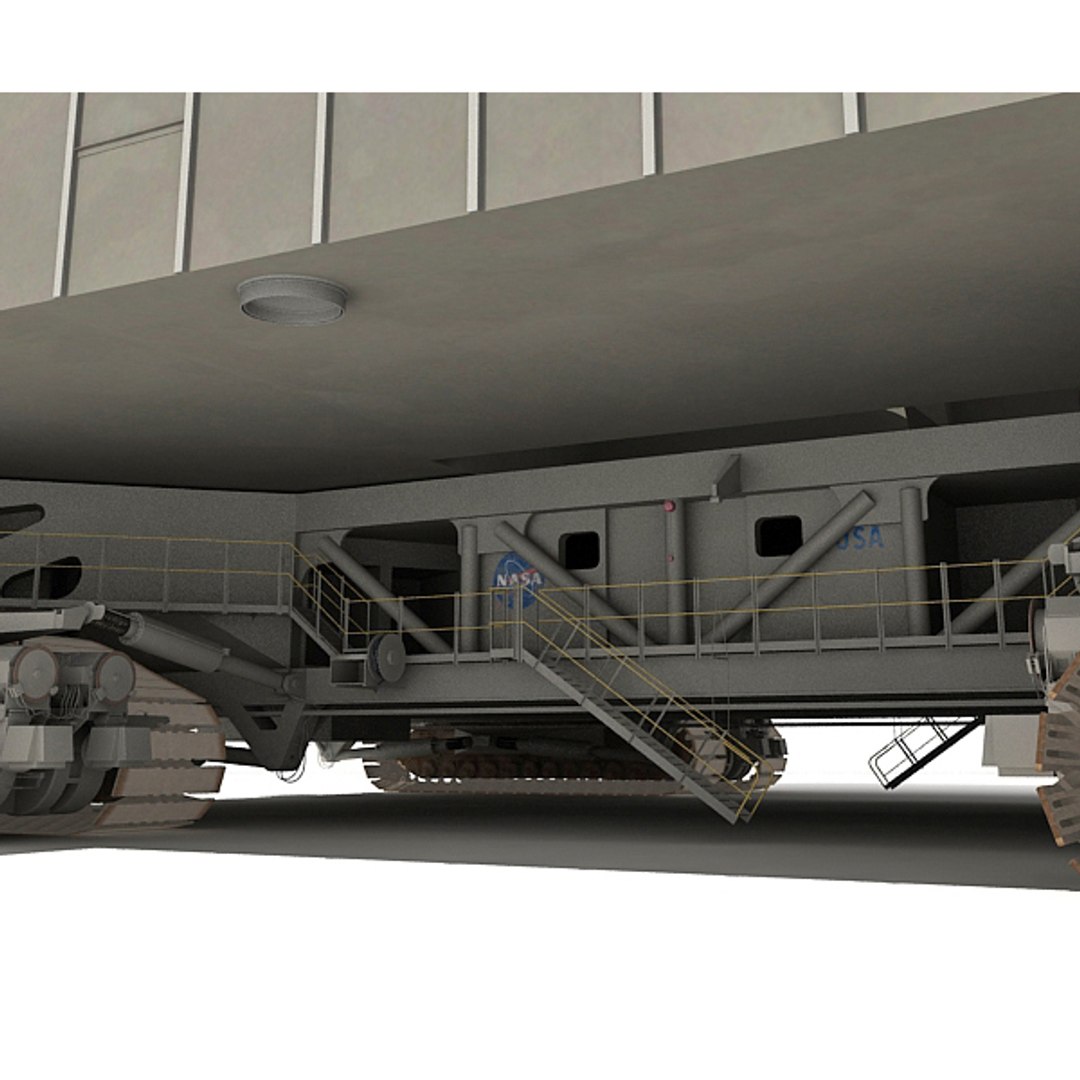 3d mobile launch platform crawler