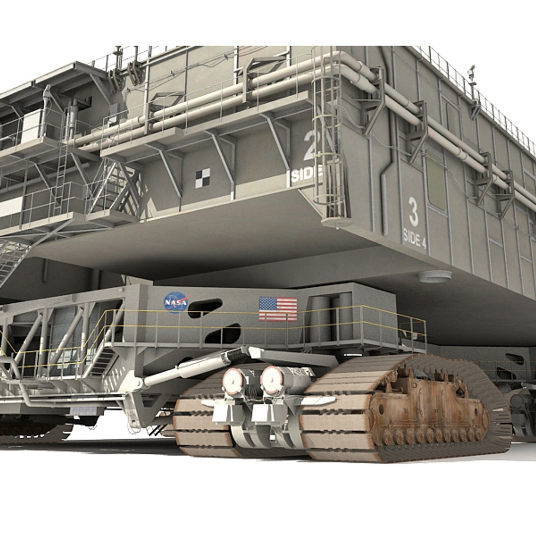 3d mobile launch platform crawler