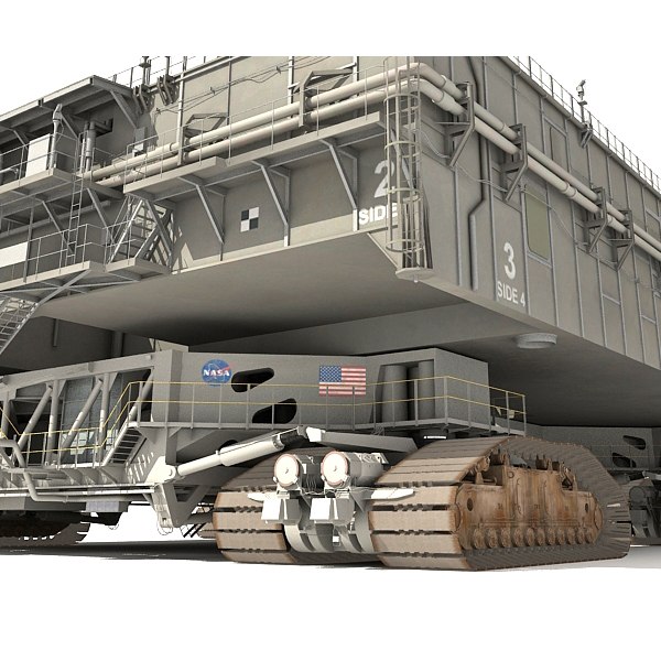 3d mobile launch platform crawler