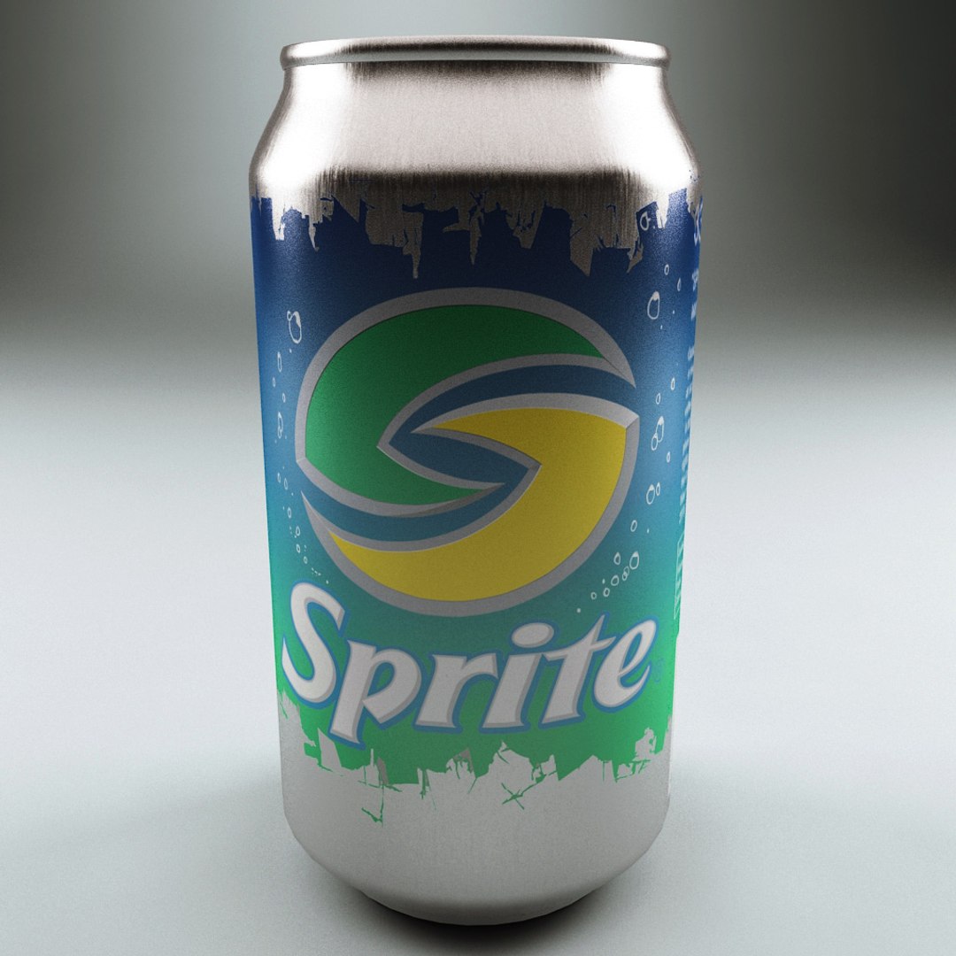 Drink Sprite 0 33l 3d Model