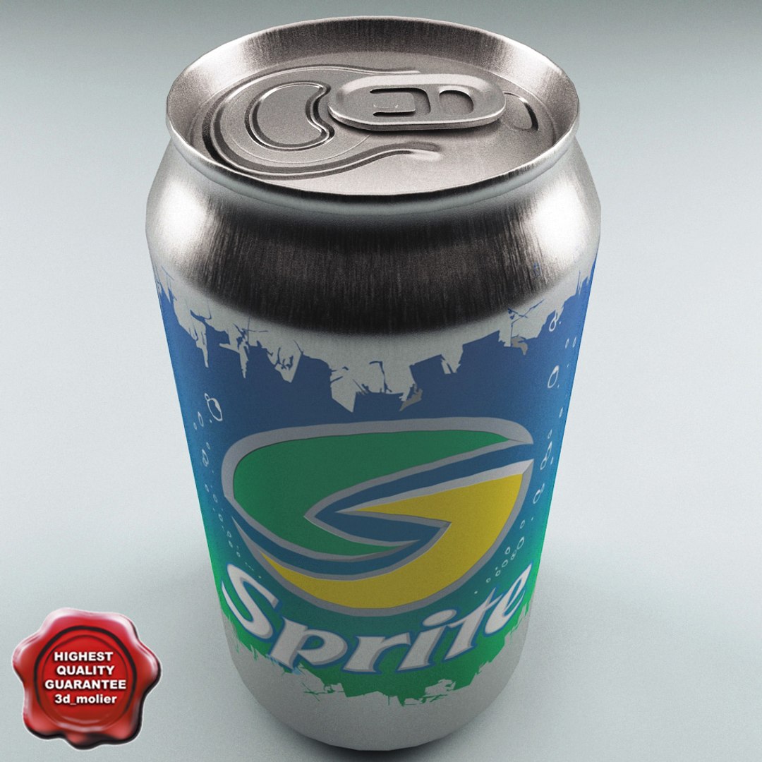 Drink Sprite 0 33l 3d Model