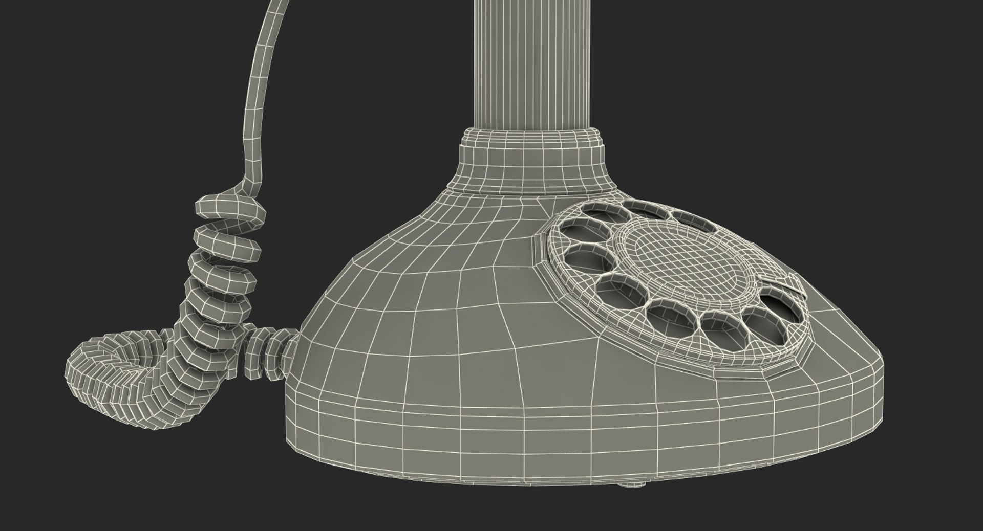 Vintage Candlestick Telephone Stick 3D Model - TurboSquid 1381122