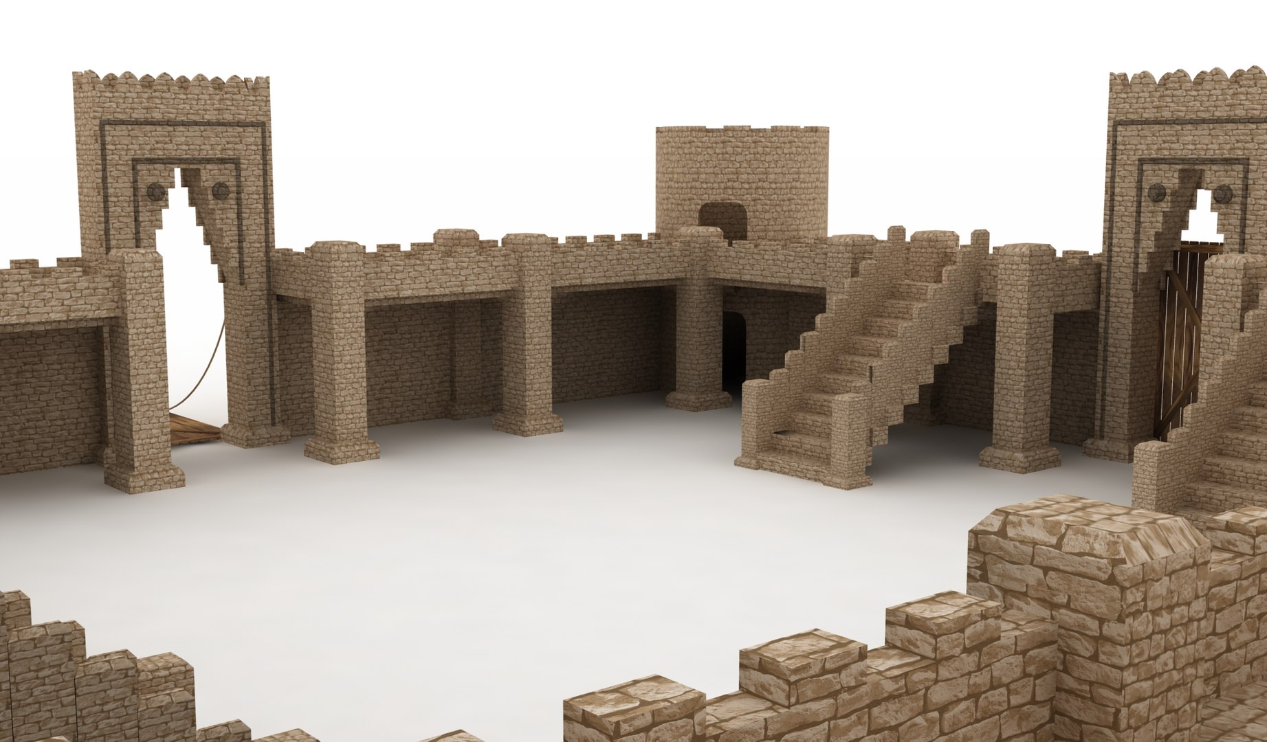 3D Model Castle Old - TurboSquid 1360913