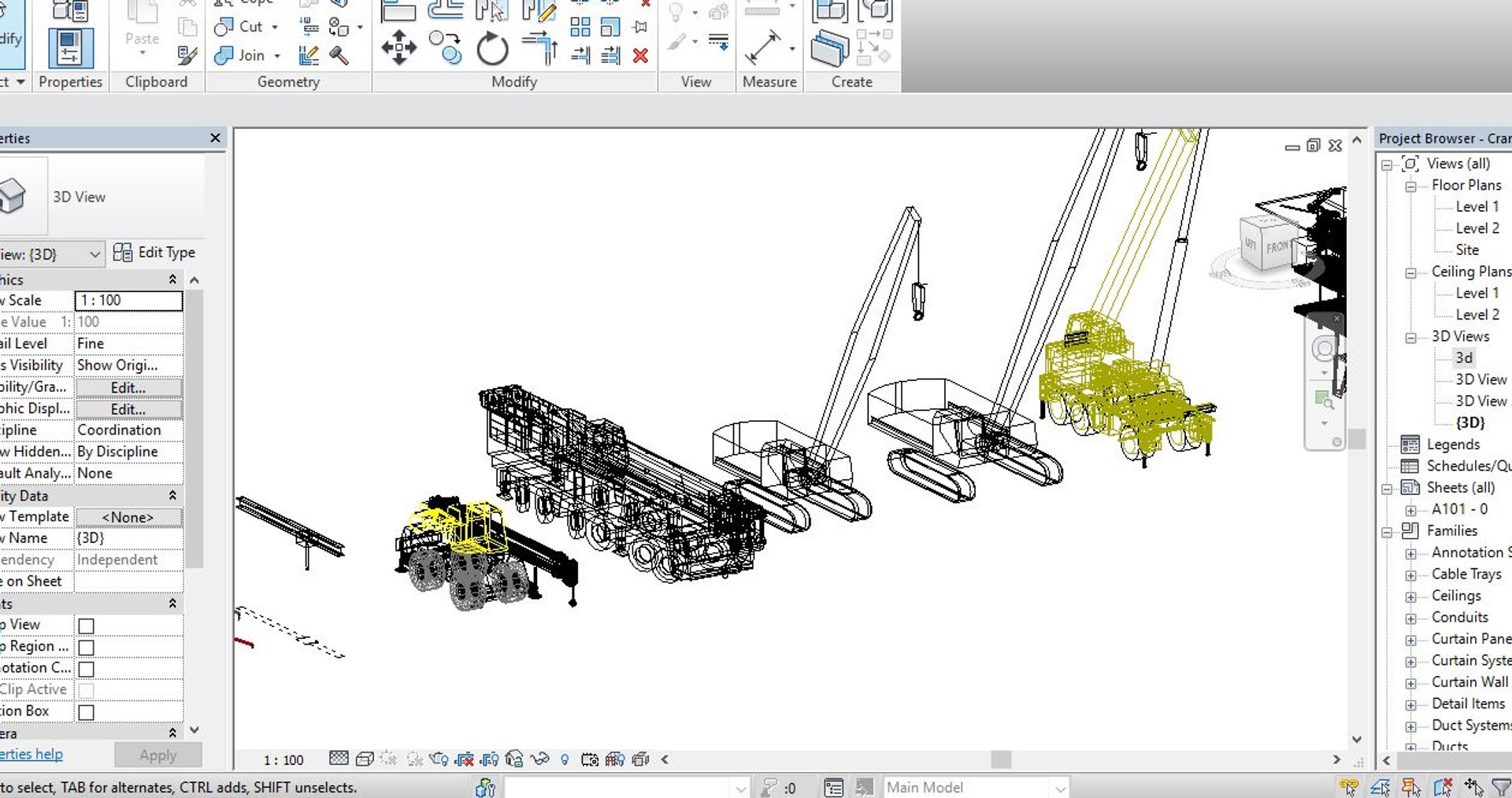 Revit 2015 20 cranes model - TurboSquid 1292136