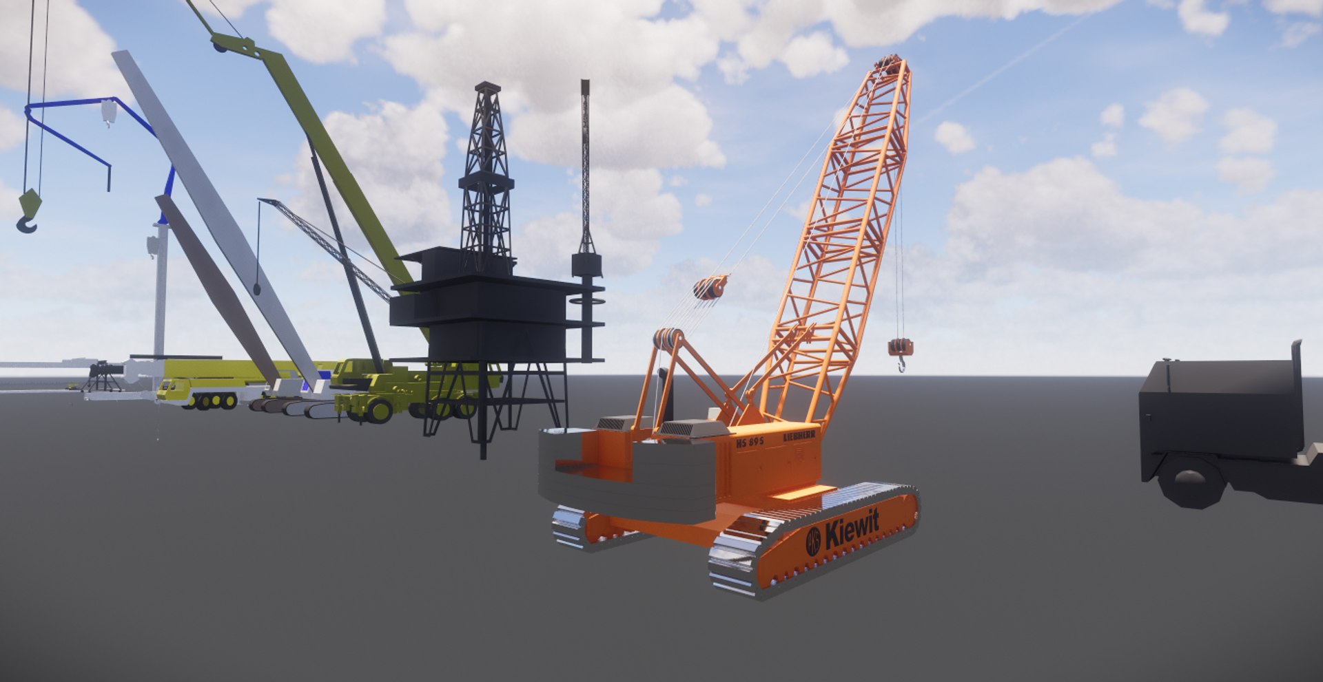 Revit 2015 20 cranes model - TurboSquid 1292136