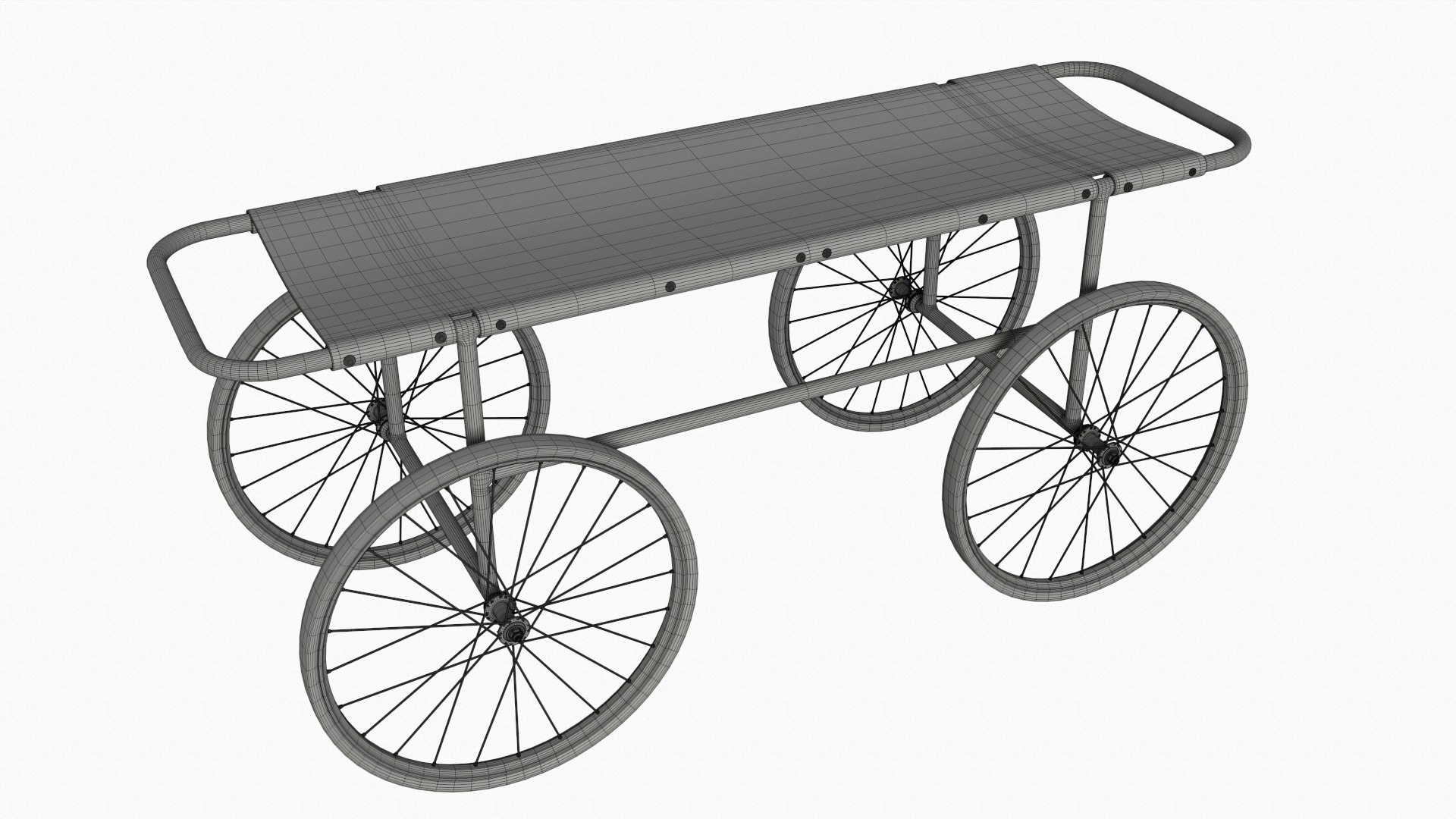 3D Old gurney vol3 model - TurboSquid 1872680