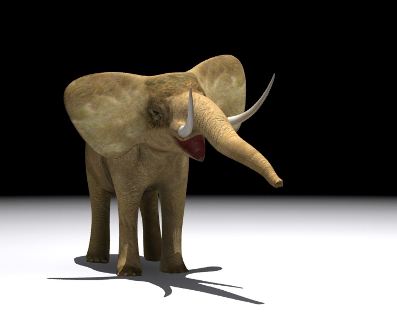 elephant animation 3d max