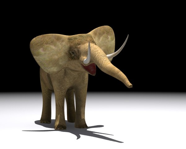 elephant animation 3d max