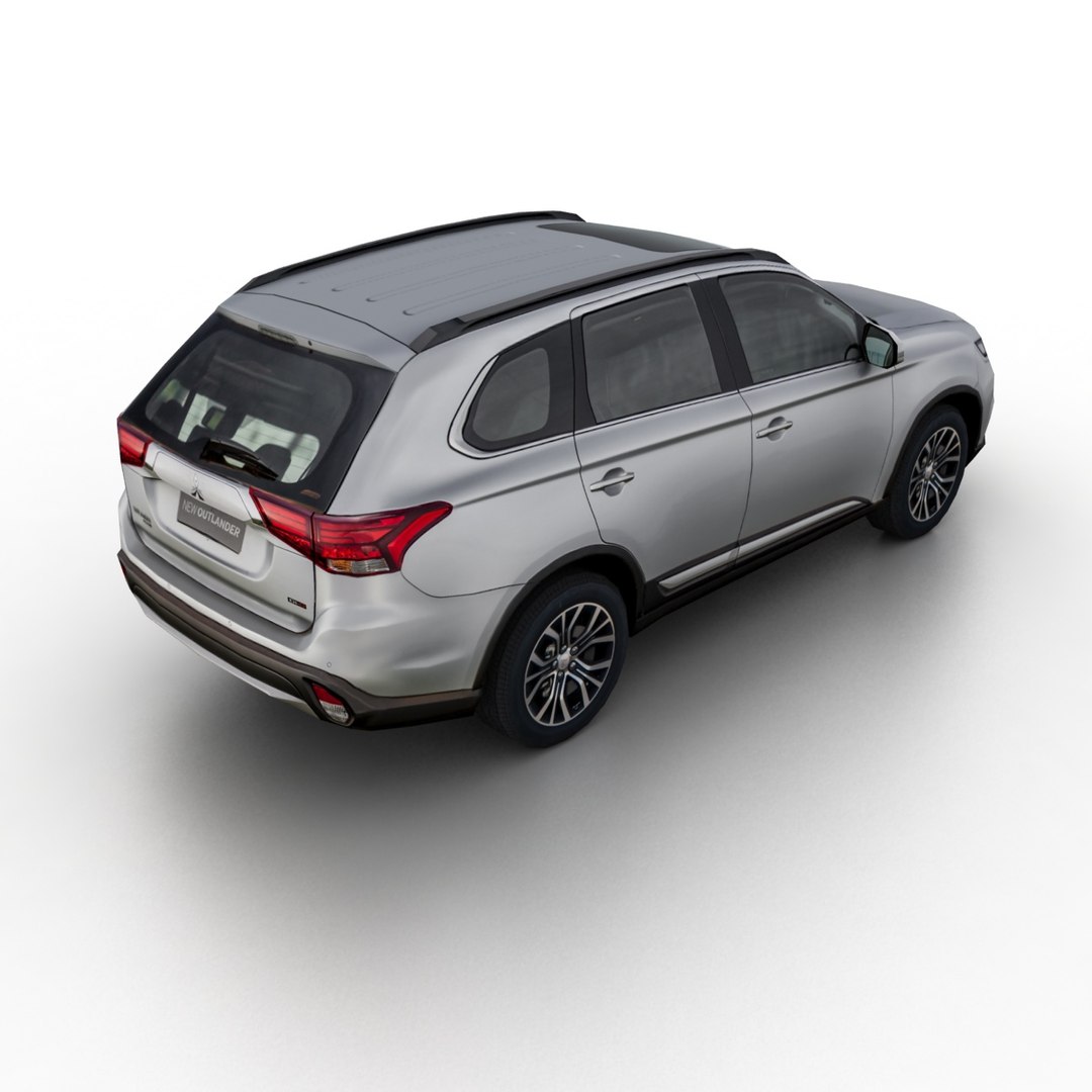 2017 Mitsubishi Outlander Model - TurboSquid 1162435