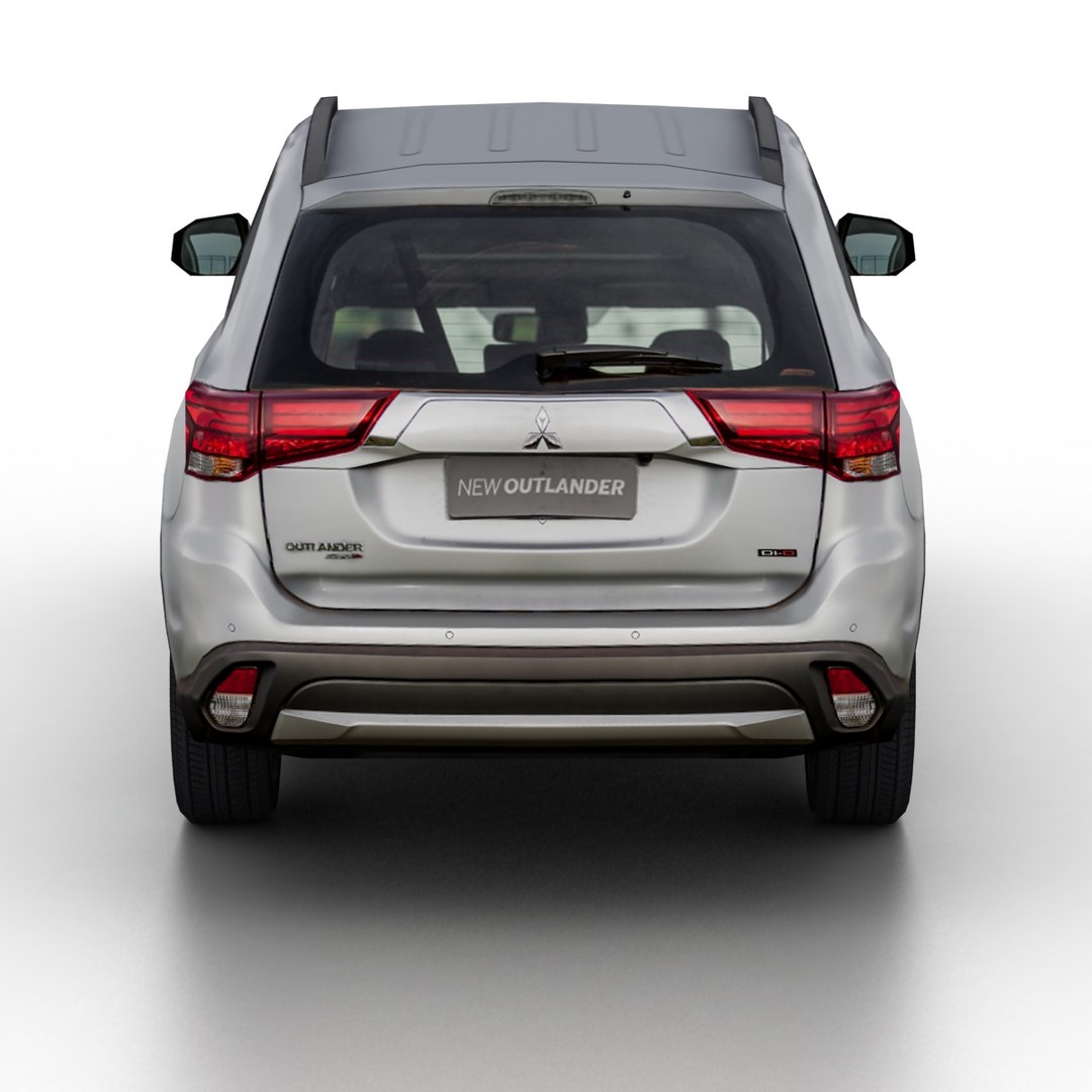 2017 Mitsubishi Outlander Model - TurboSquid 1162435