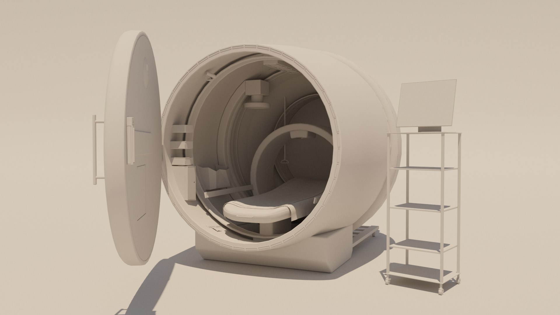 Futuristic Mri Machine 3D Model - TurboSquid 1525090