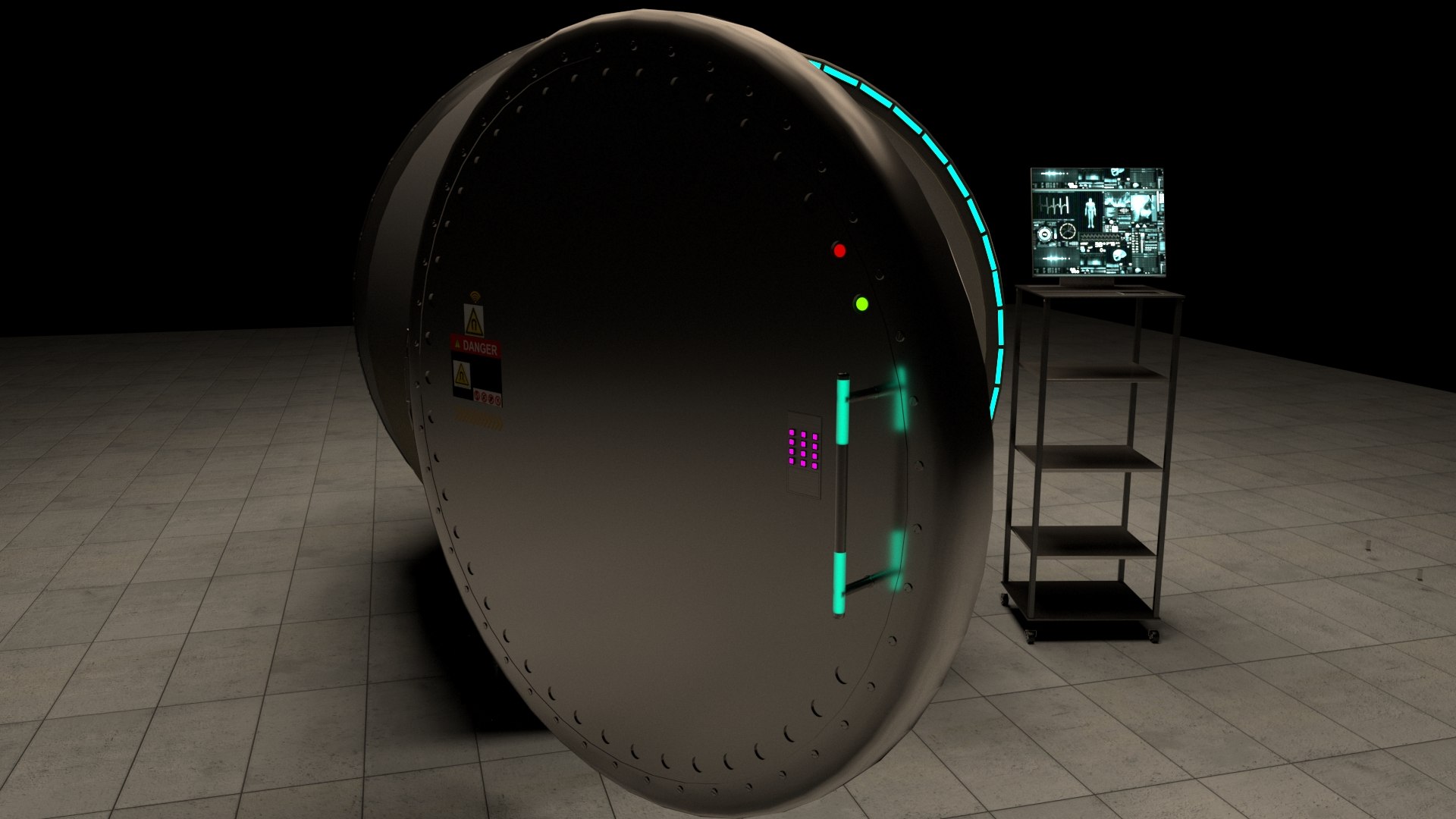 Futuristic Mri Machine 3D Model - TurboSquid 1525090