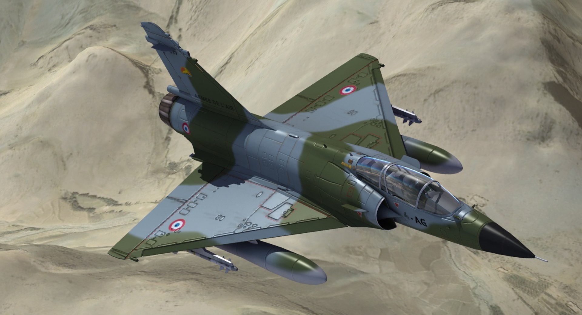 3d Mirage 2000n Model