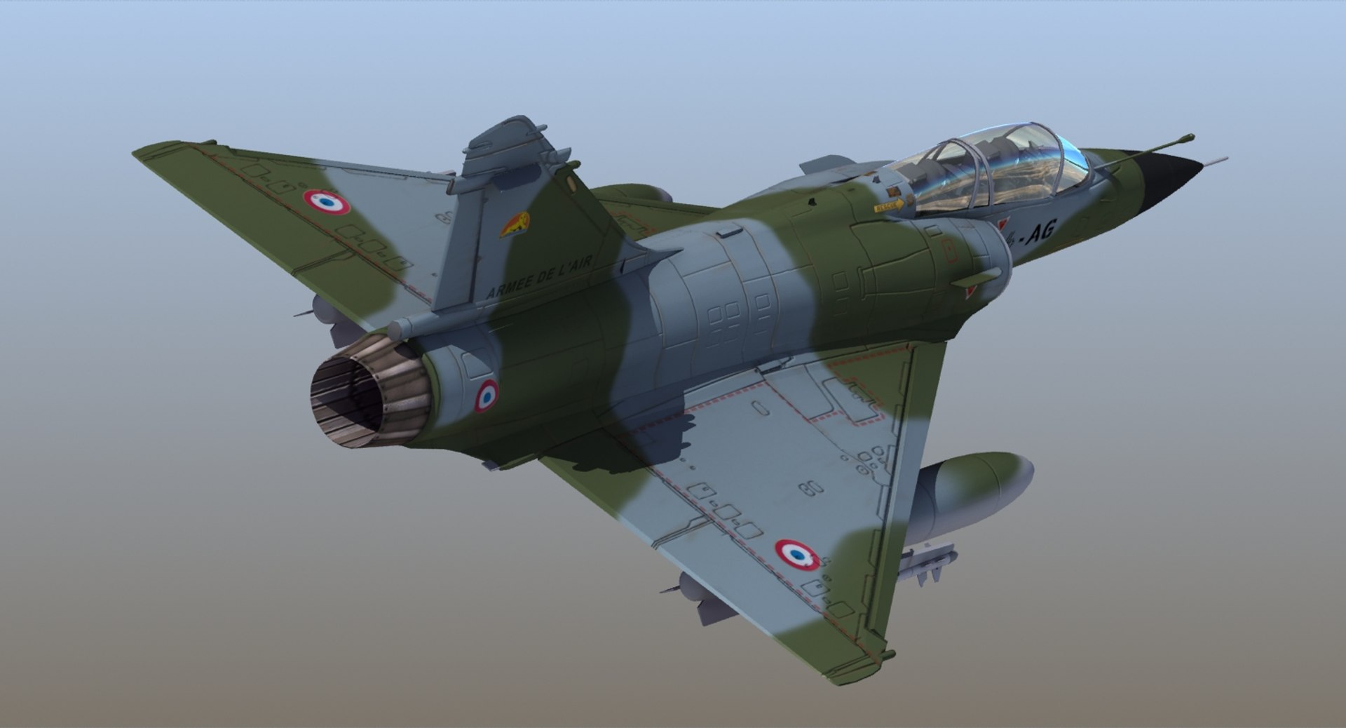3d Mirage 2000n Model