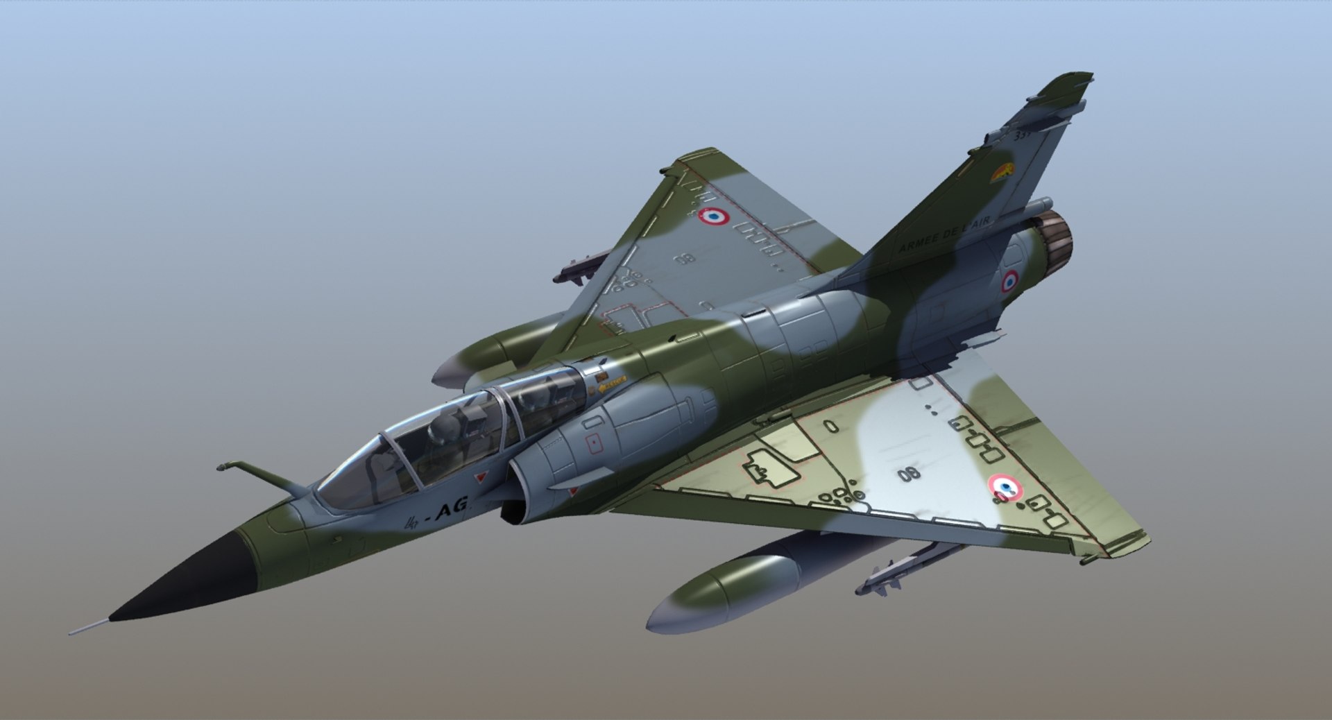 3d Mirage 2000n Model