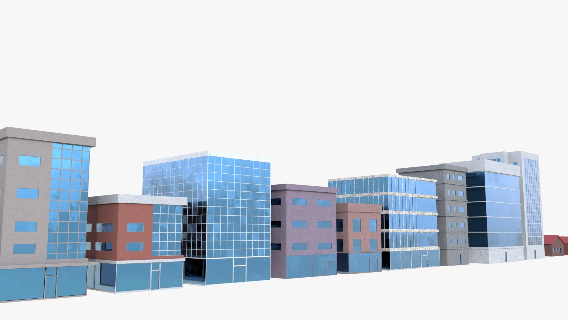 City Building Model - TurboSquid 1898336