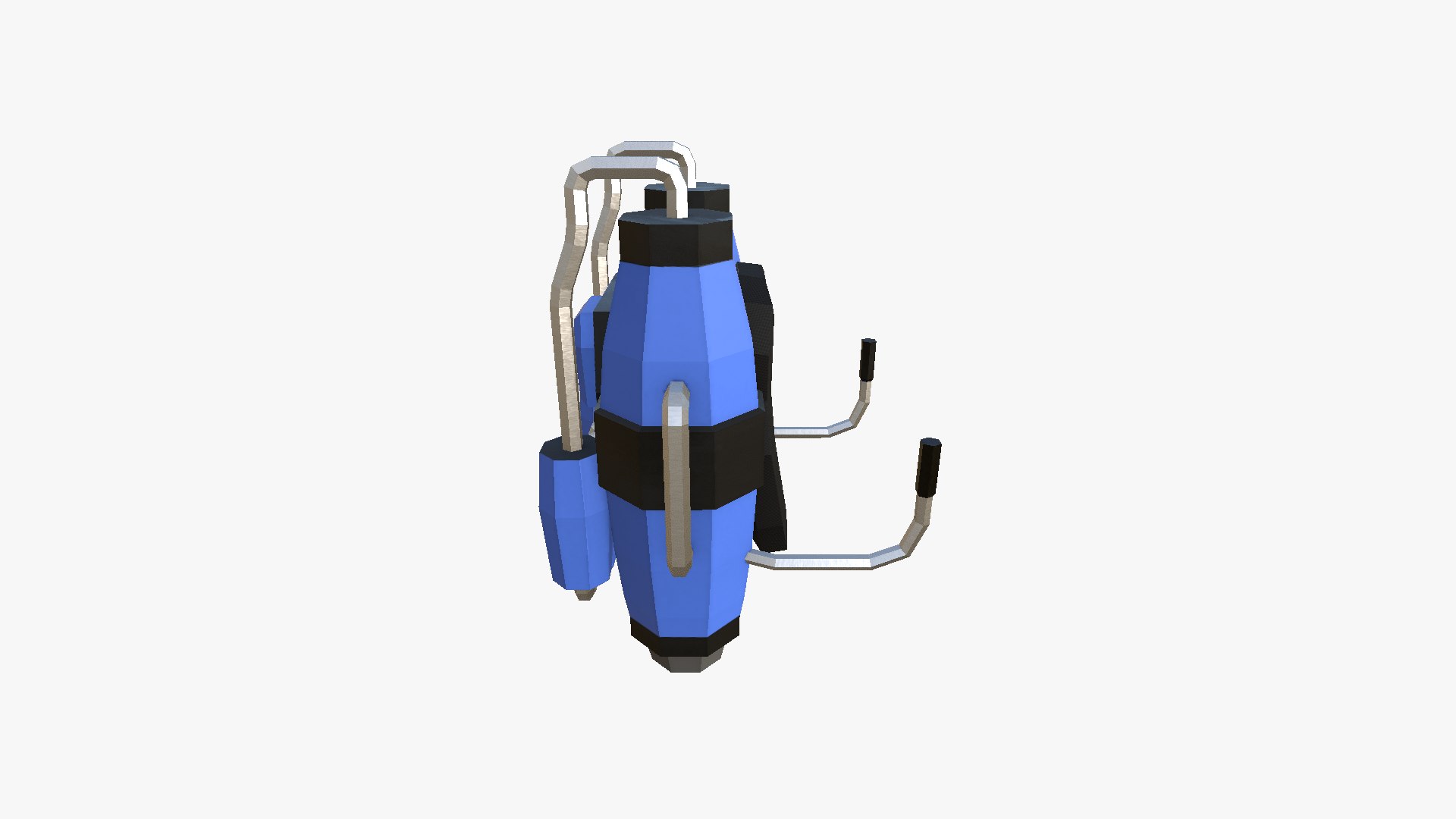 Jetpack Low Poly J03 - SciFi Character Design 3D Model - TurboSquid 2256417