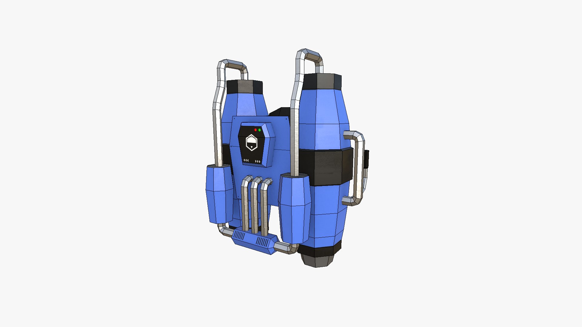 Jetpack Low Poly J03 - SciFi Character Design 3D Model - TurboSquid 2256417