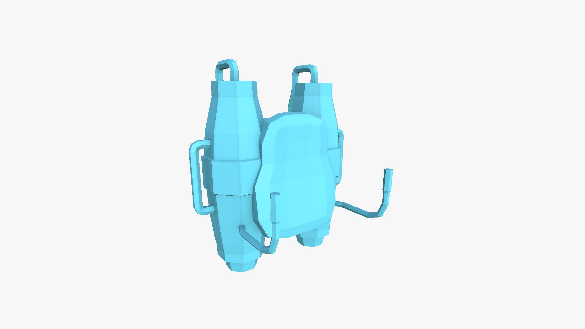 Jetpack Low Poly J03 - SciFi Character Design 3D Model - TurboSquid 2256417