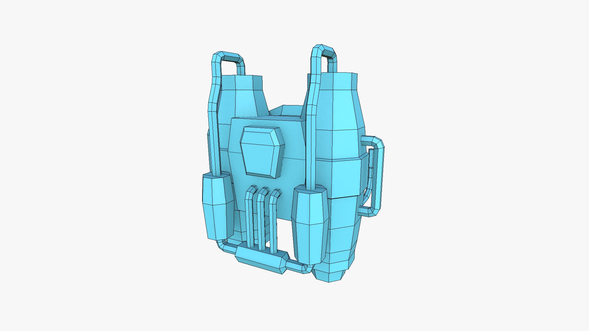 Jetpack Low Poly J03 - SciFi Character Design 3D Model - TurboSquid 2256417