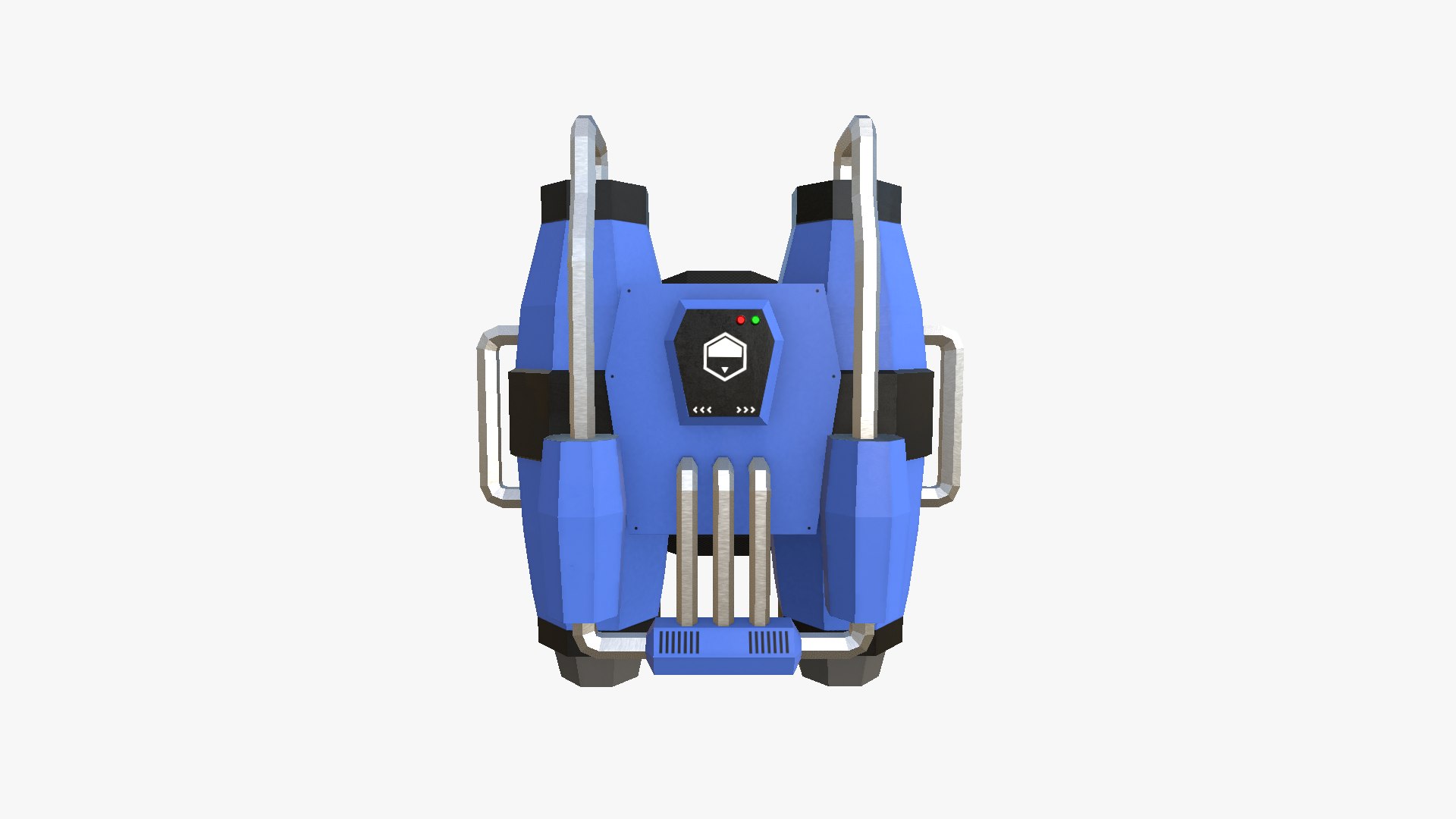 Jetpack Low Poly J03 - SciFi Character Design 3D Model - TurboSquid 2256417