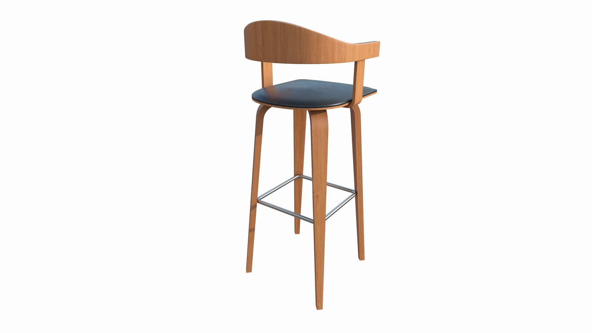 Stool 17 With PBR 4K 8K 3D Model - TurboSquid 2038723