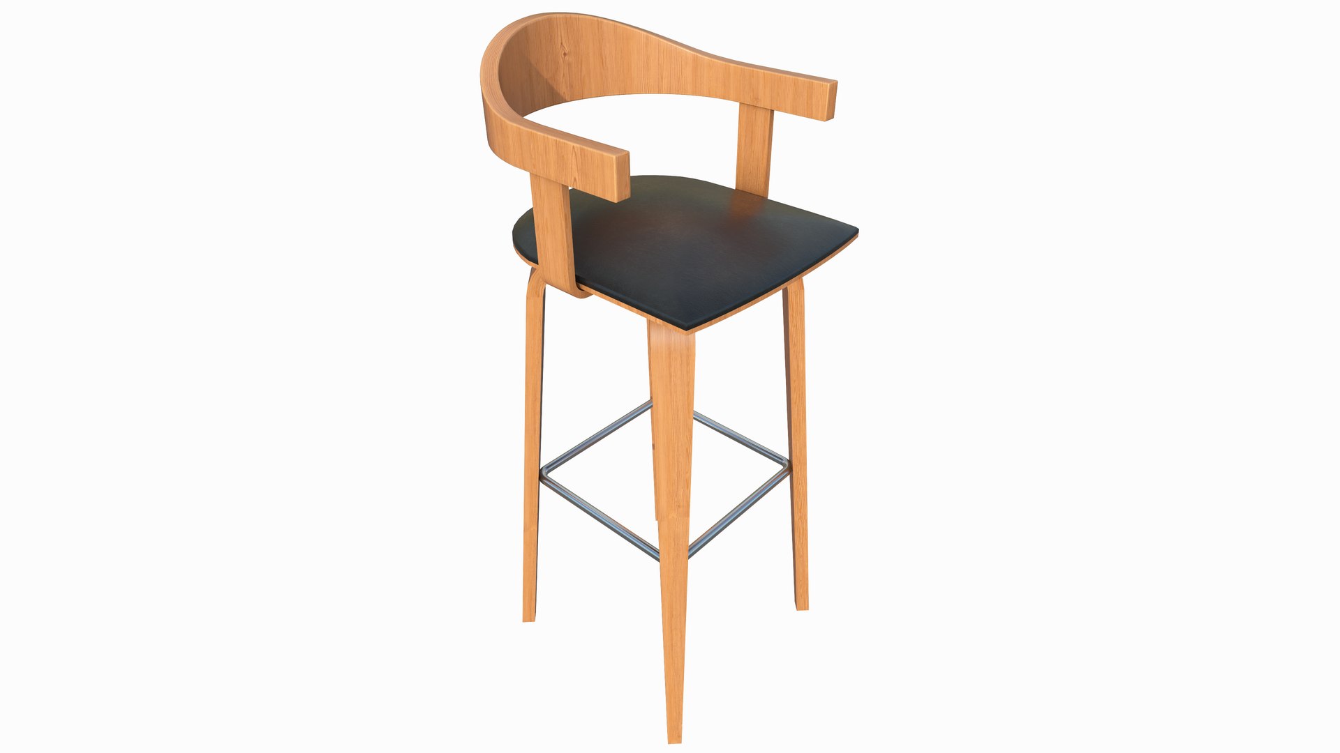 Stool 17 With PBR 4K 8K 3D Model - TurboSquid 2038723