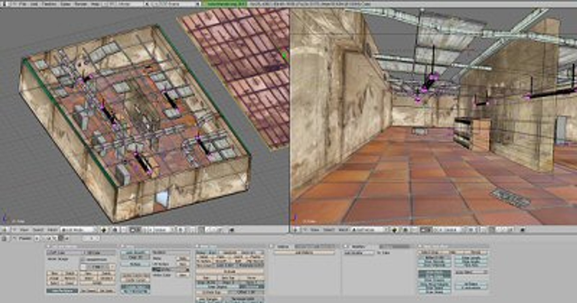 technical room levels 3d model