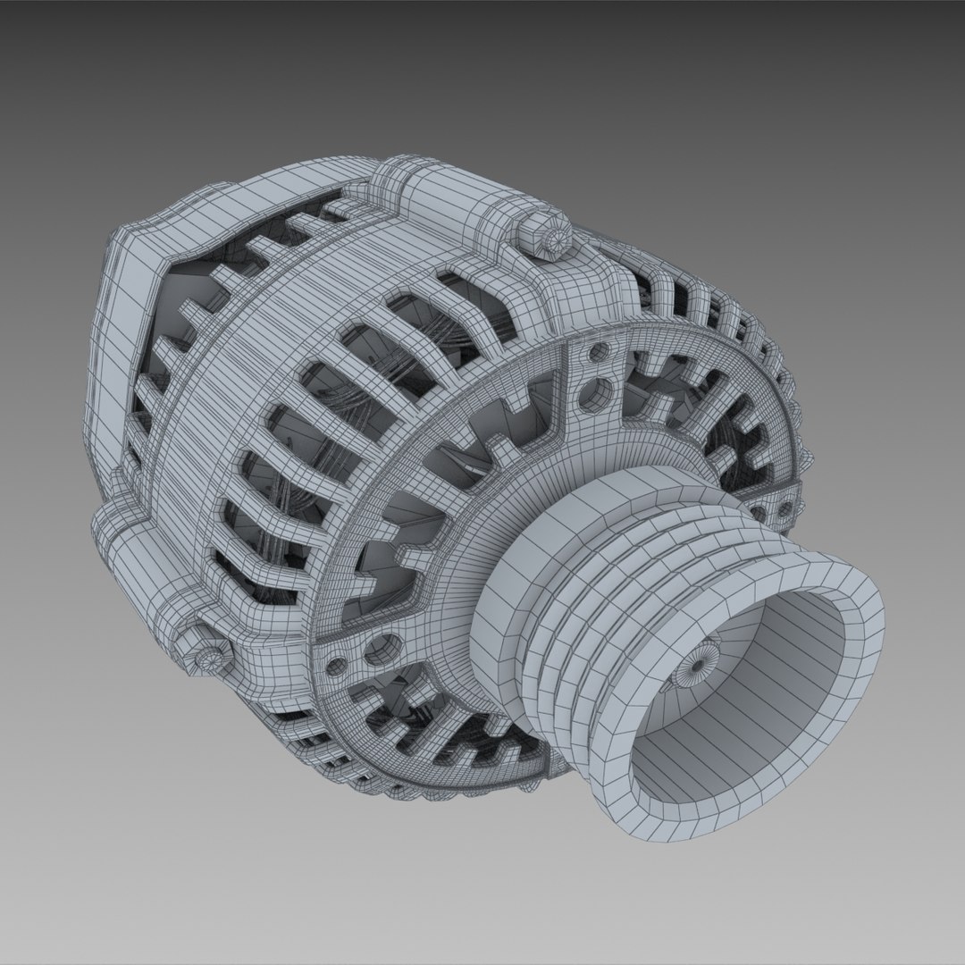 3d Alternator Engine Model