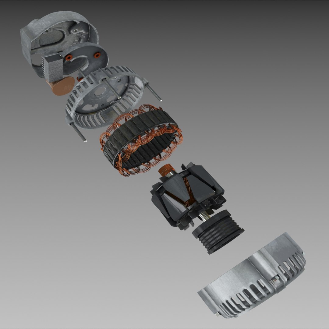 3d Alternator Engine Model