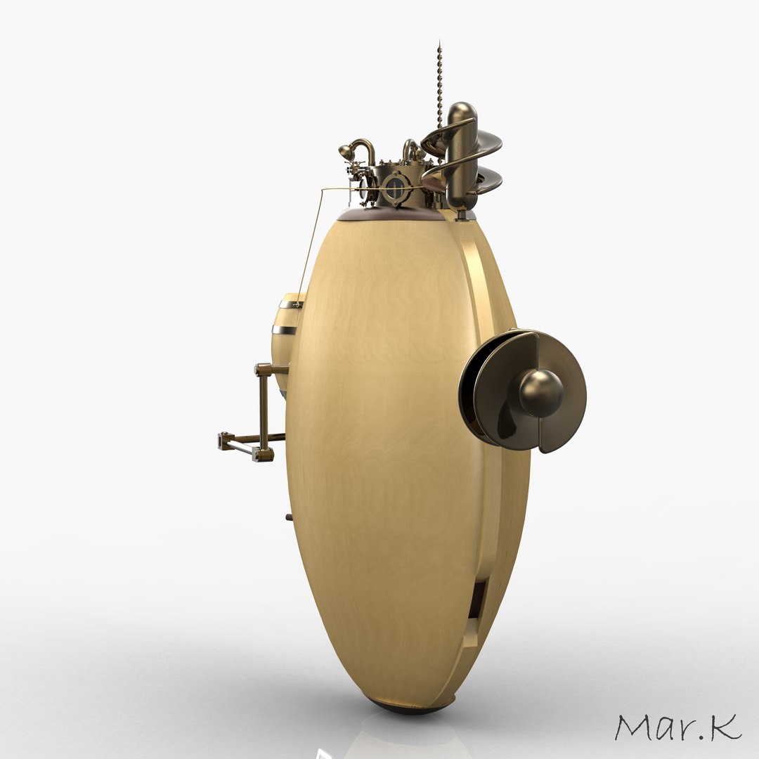 3d Model Turtle Submarine