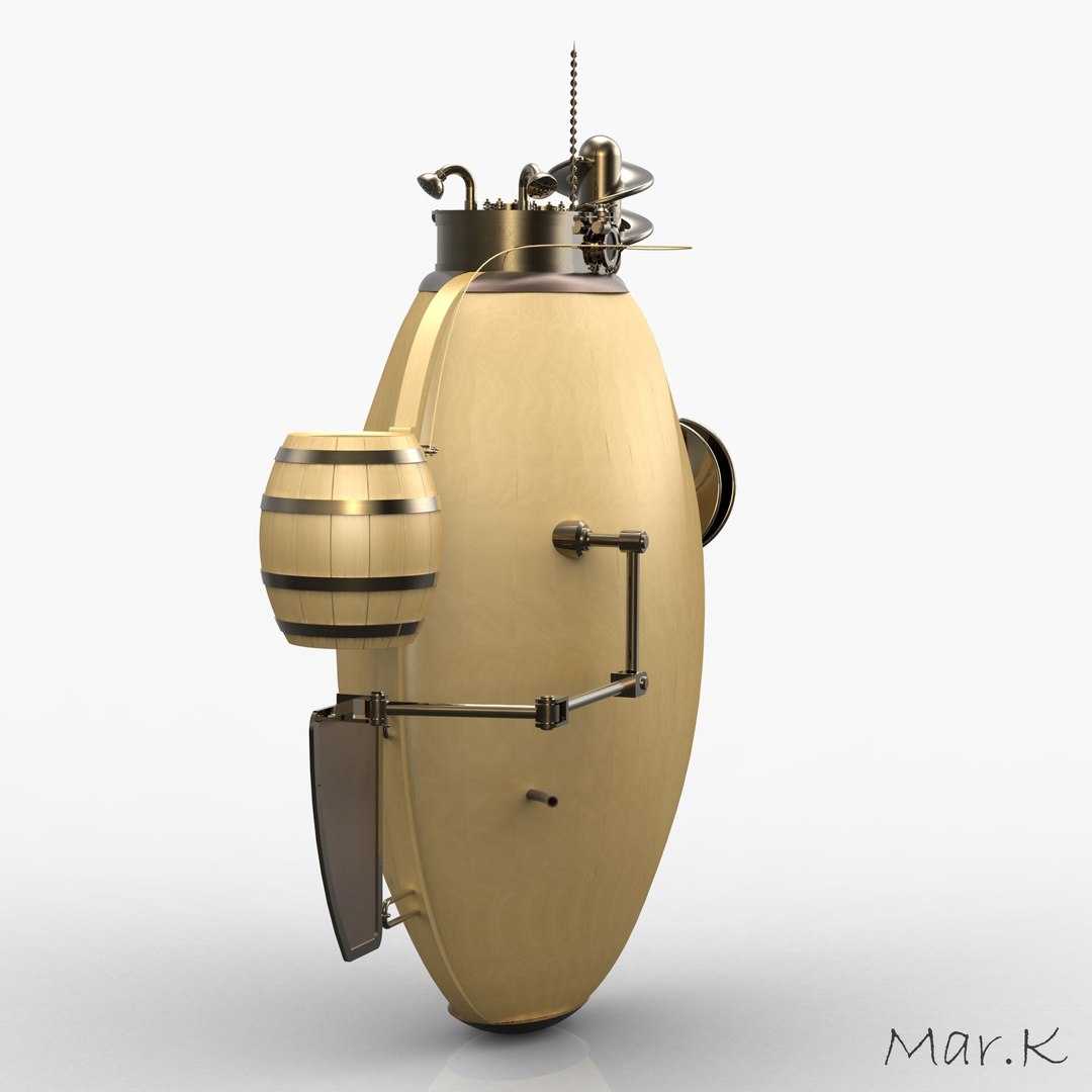 3d Model Turtle Submarine
