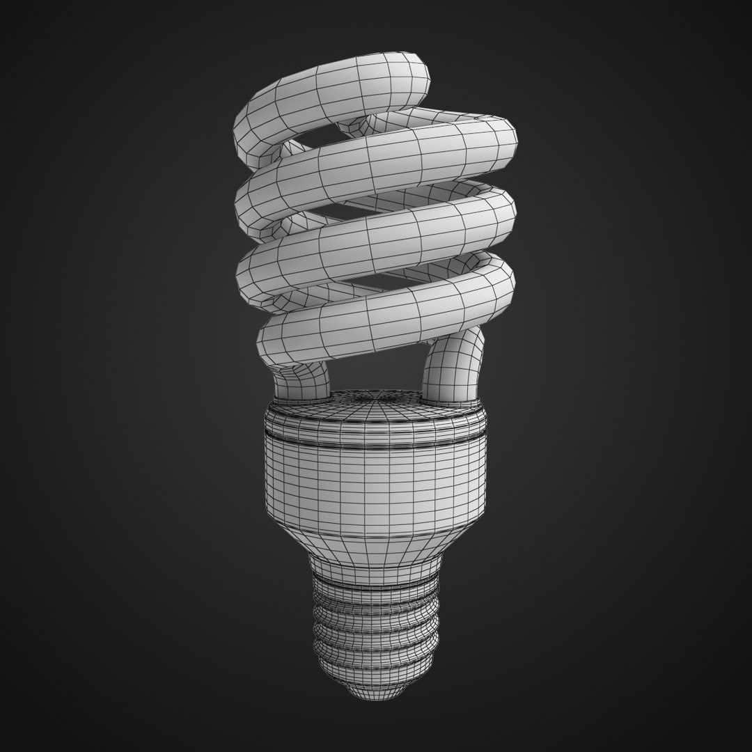 Energy Saving Light 3d Model