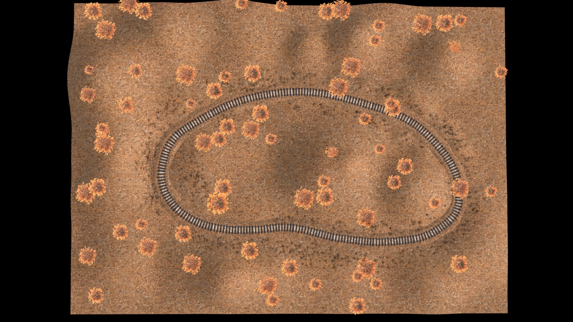 Railway Track 3D Scene 3D Model 3D Model - TurboSquid 1975521