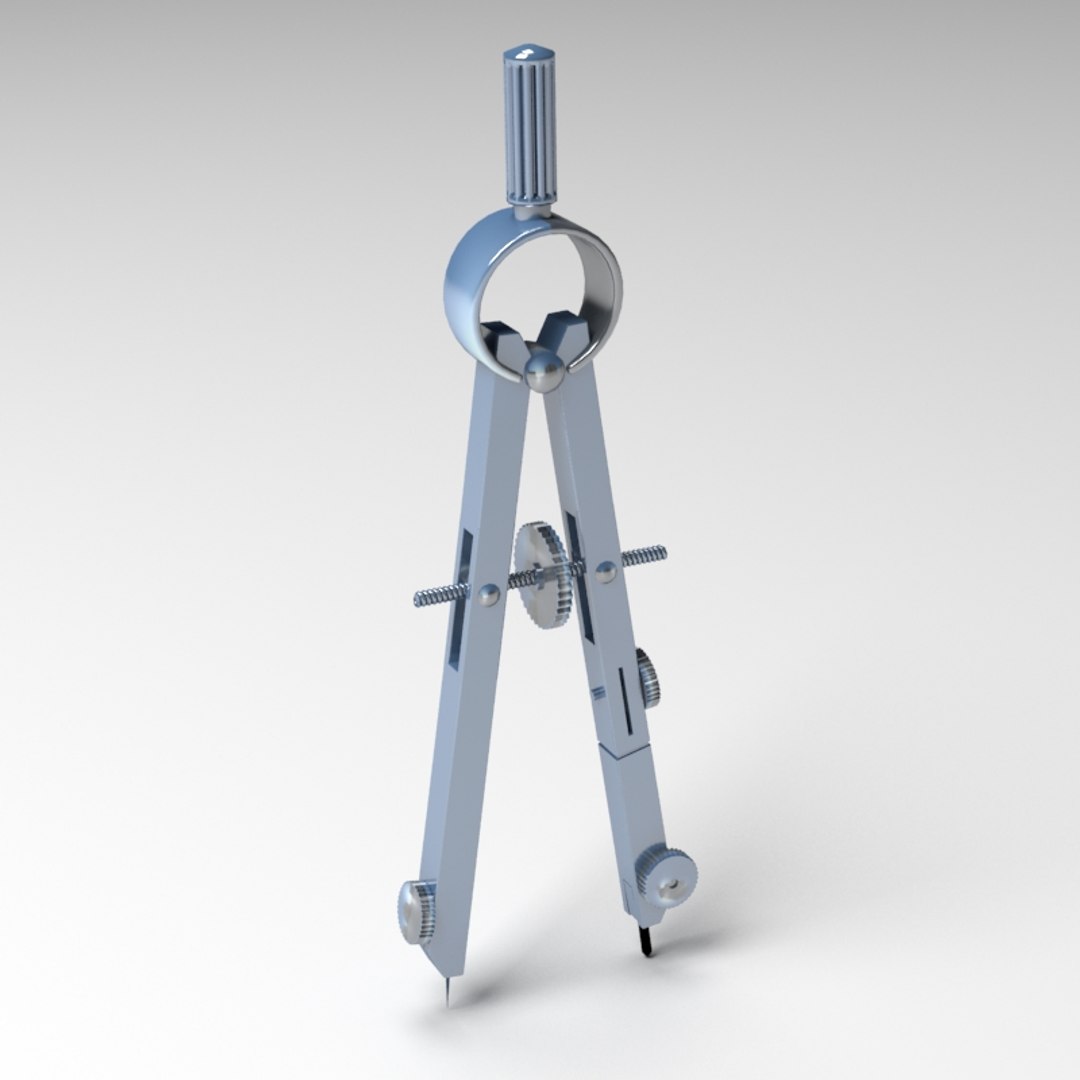 3d model geometry compass