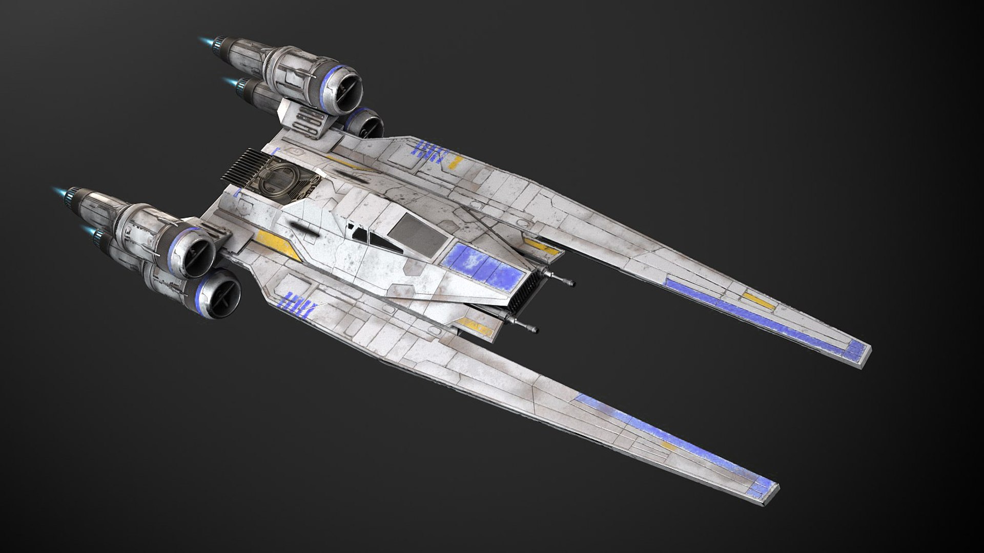 Star Wars U-wing 3d X
