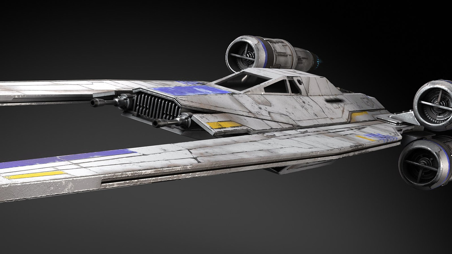Star Wars U-wing 3d X