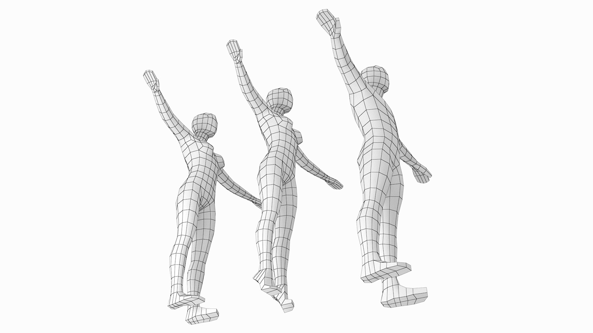 Natural Female And Male In T-Pose Base Mesh 3D - TurboSquid 2100833