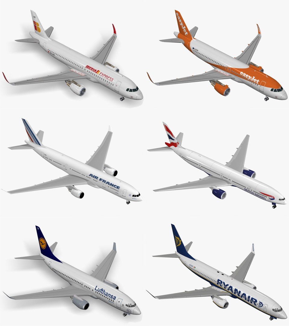 Airplane Collection-1 model - TurboSquid 1849214
