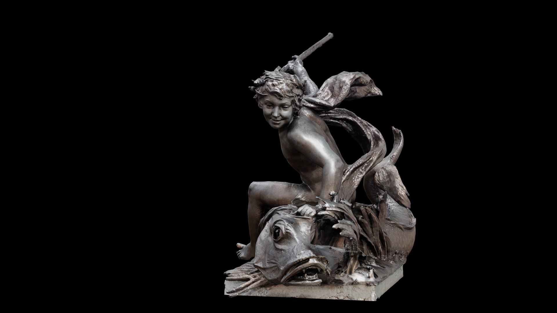 Scanned Genie Des Eaux With 3 LOD - France 3D - TurboSquid 1781659