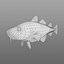 Cod Fish 3d Model
