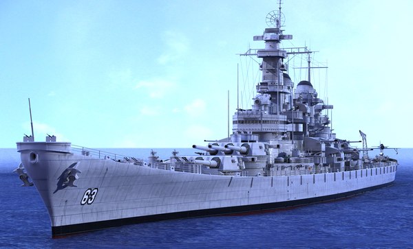 3D USS Missouri - BB63 model - TurboSquid 1844607