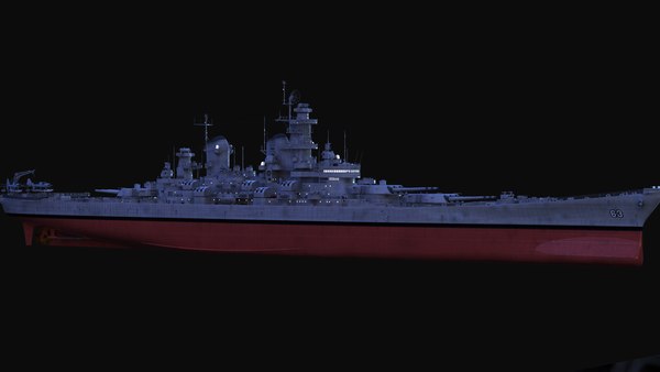 3D USS Missouri - BB63 model - TurboSquid 1844607