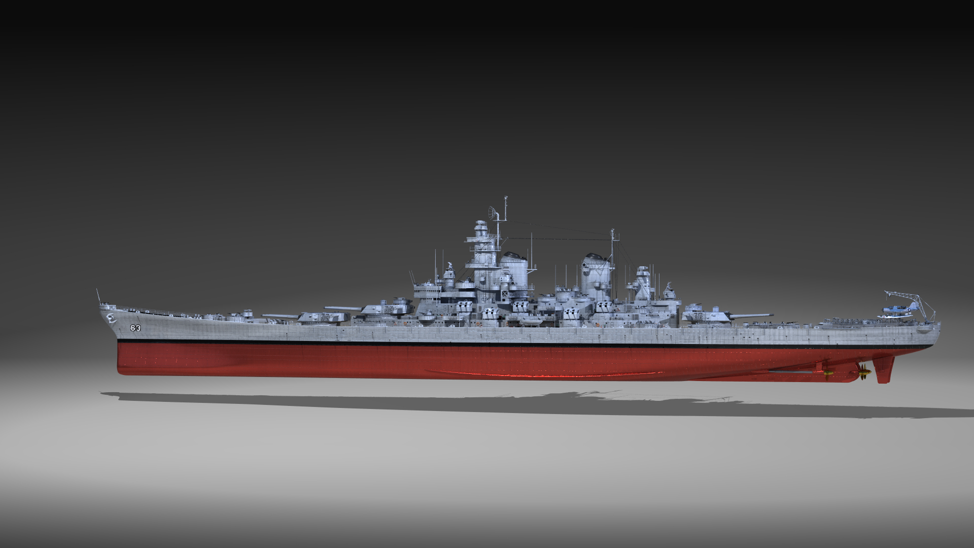 3D USS Missouri - BB63 Model - TurboSquid 1844607