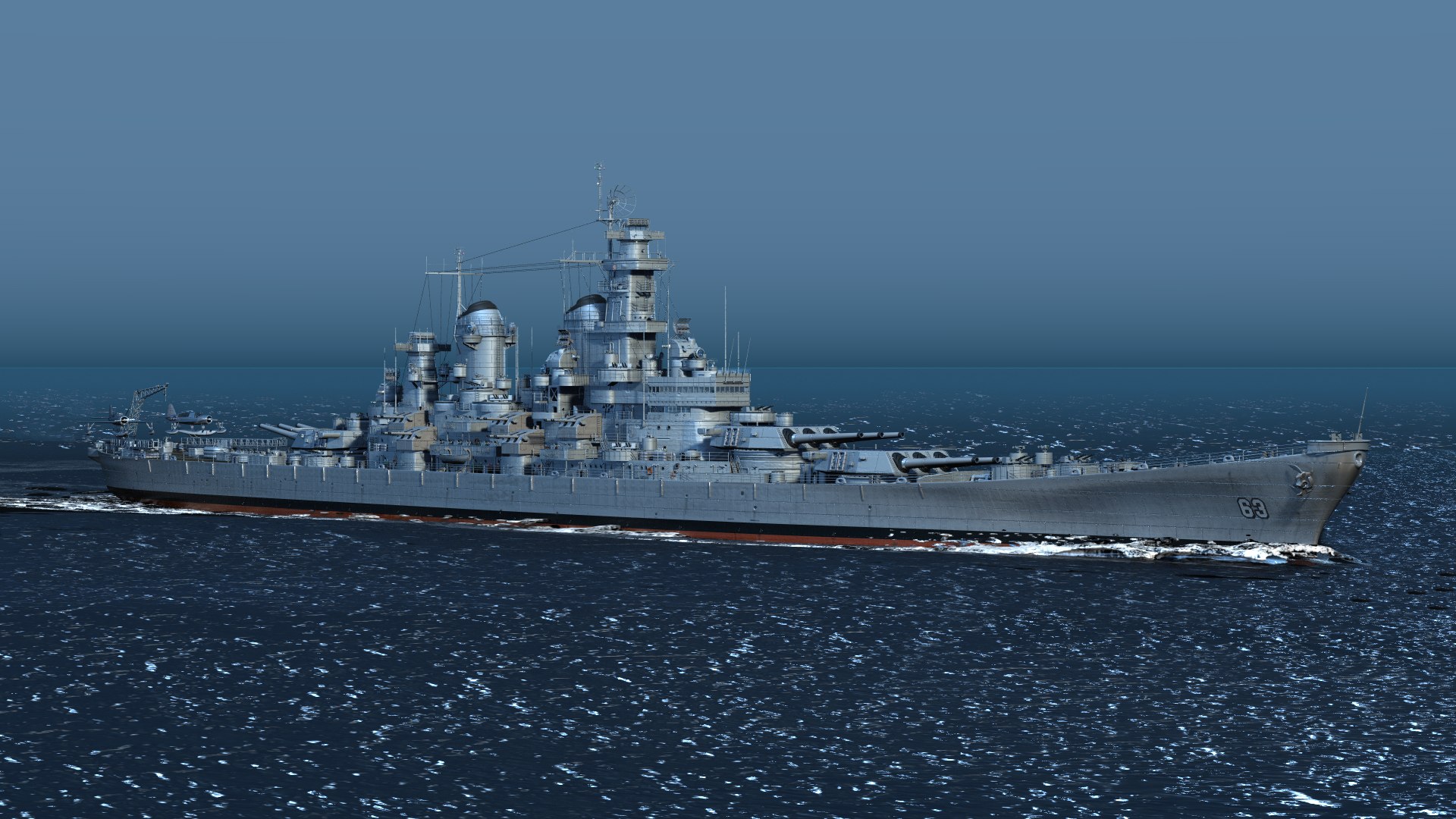 3D USS Missouri - BB63 Model - TurboSquid 1844607